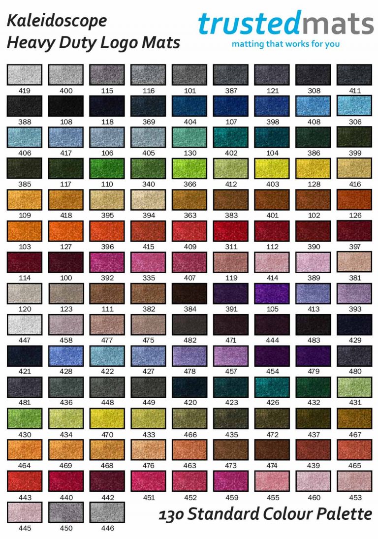 Kaleidoscope Heavy Duty Logo Mats - Trusted Mats